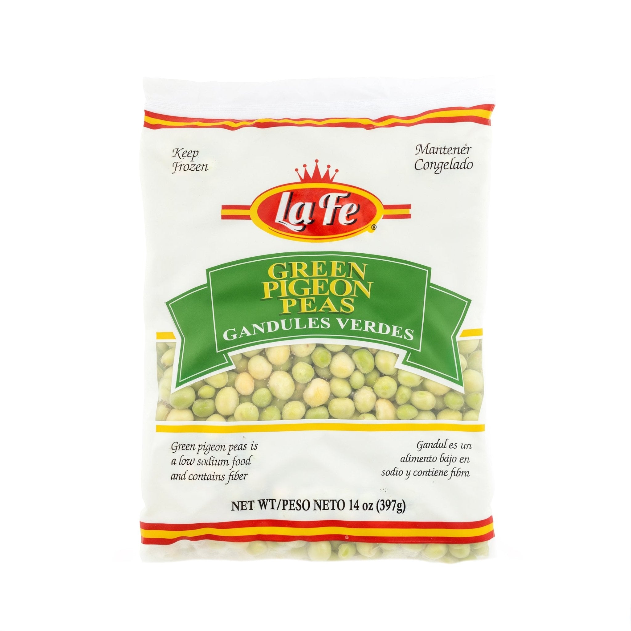 LA FE FROZEN PIGEON PEAS 24/14 OZ – La Fe Foods