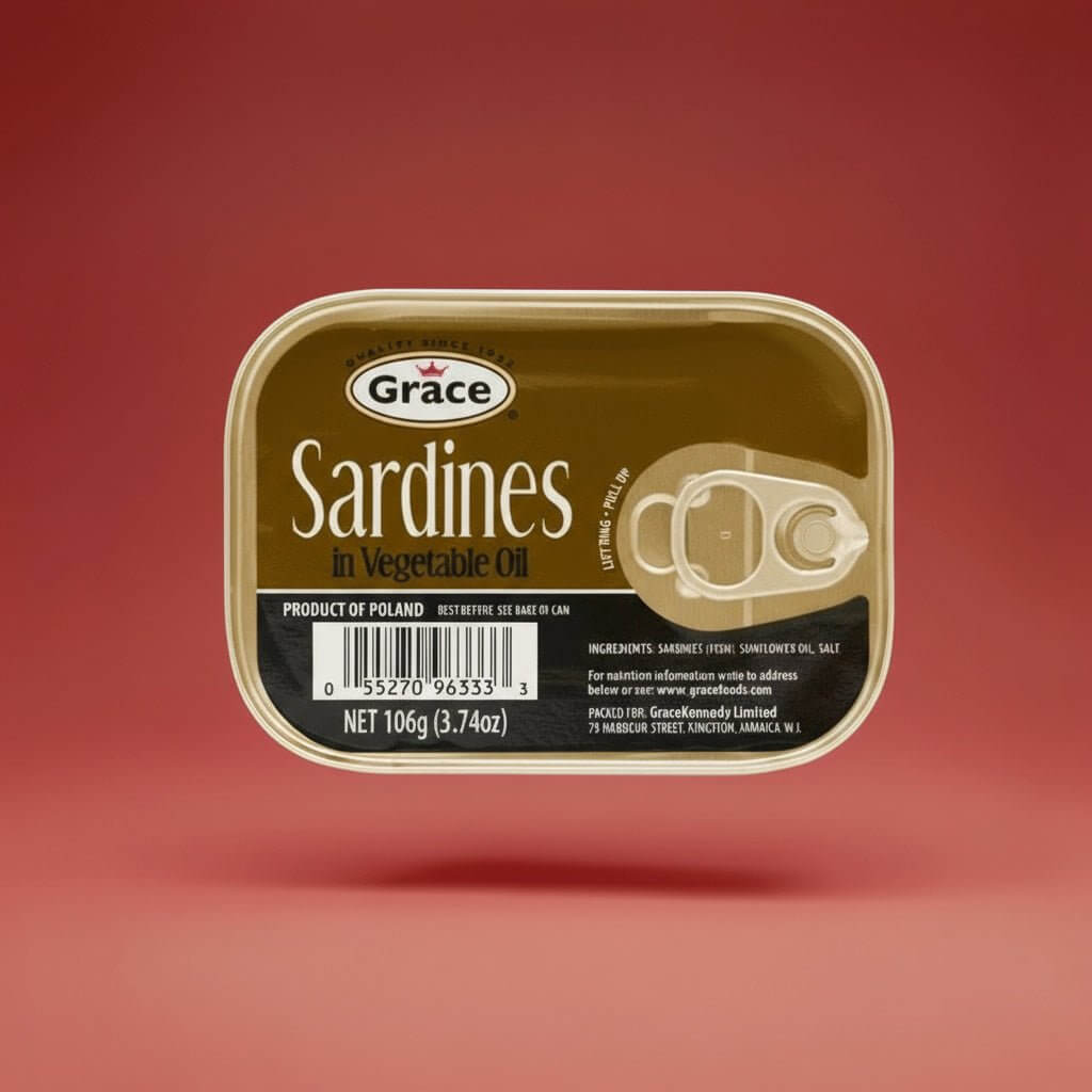 GRACE SARDINES IN OIL 50X106g - Delicious & Nutritious – La Fe Foods