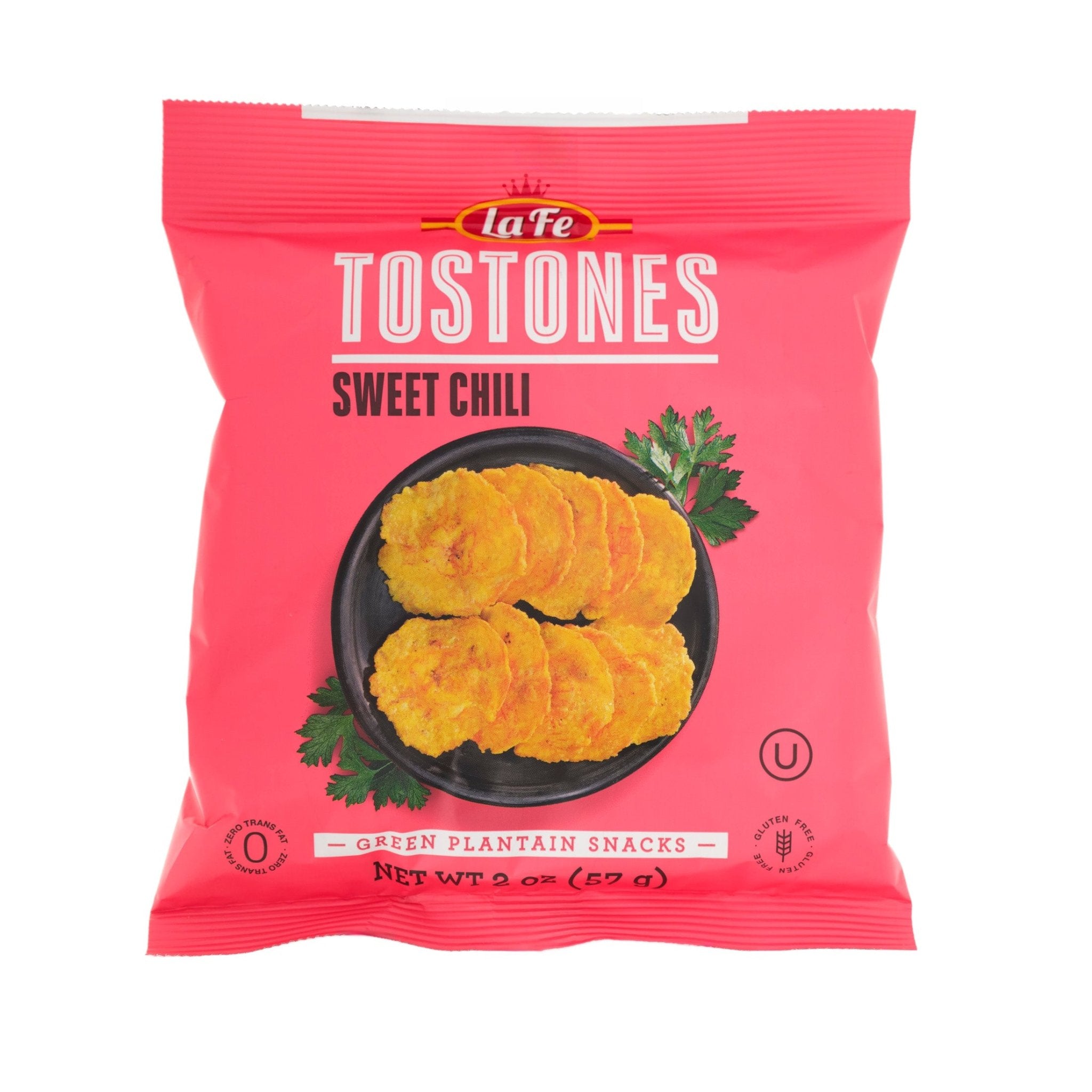 LA FE TOSTONES SWEET & CHILI 24X57G – La Fe Foods