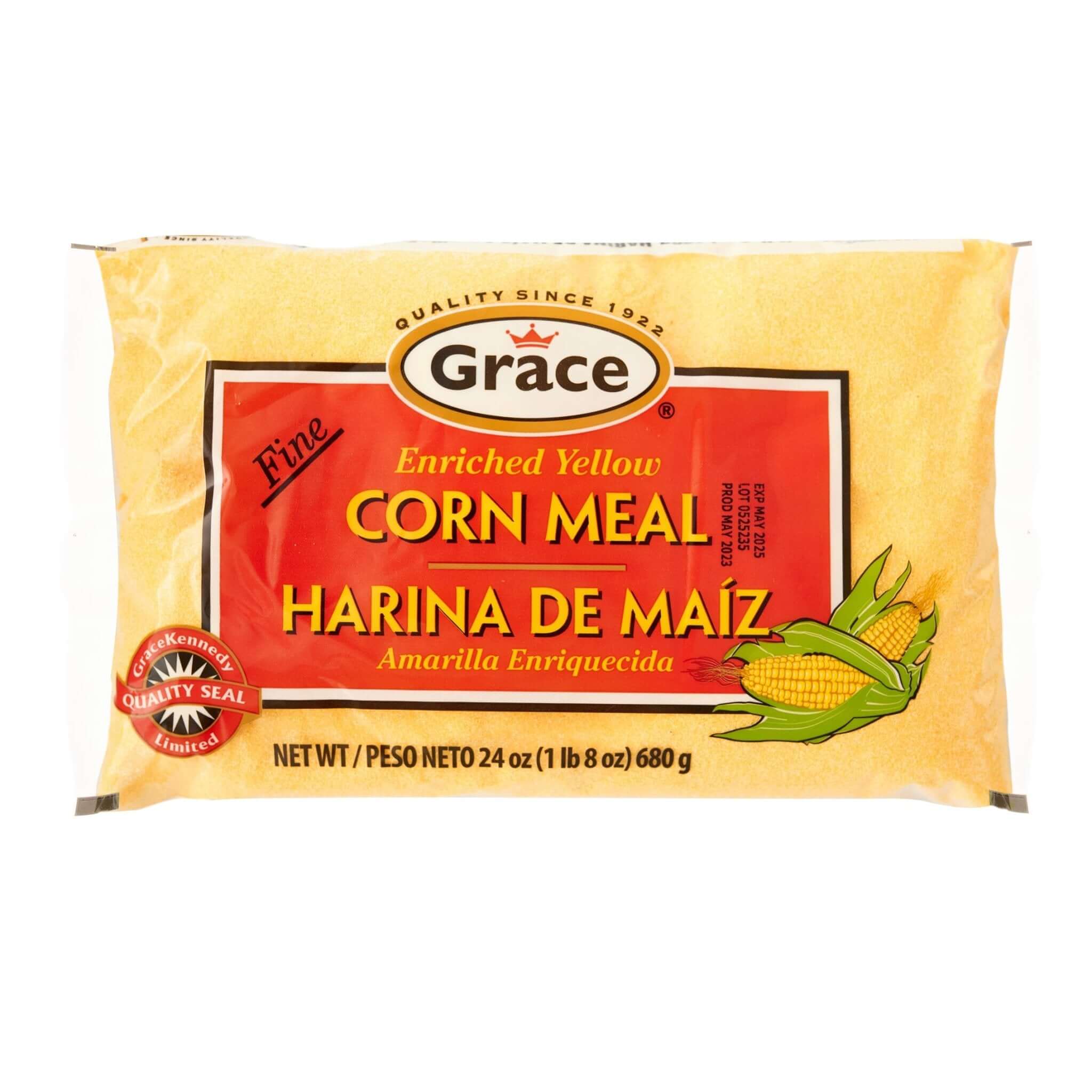 GRACE FINE CORNMEAL 12X24 OZ – La Fe Foods
