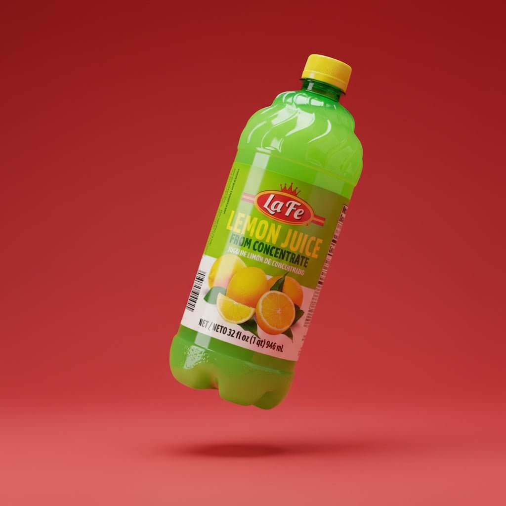 LA FE Lemon Juice 12/32 OZ - Authentic Latin Flavor – La Fe Foods