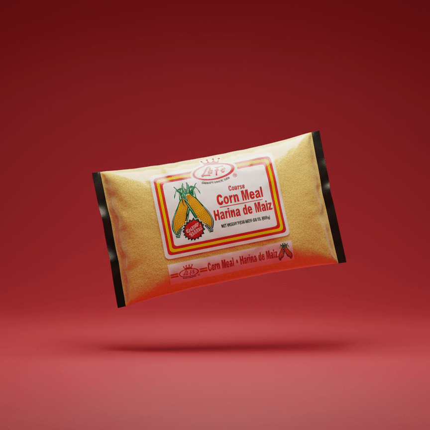 Coarse Corn Meal Yellow La Fe Cornmeal for Cornbread Frying – La Fe Foods