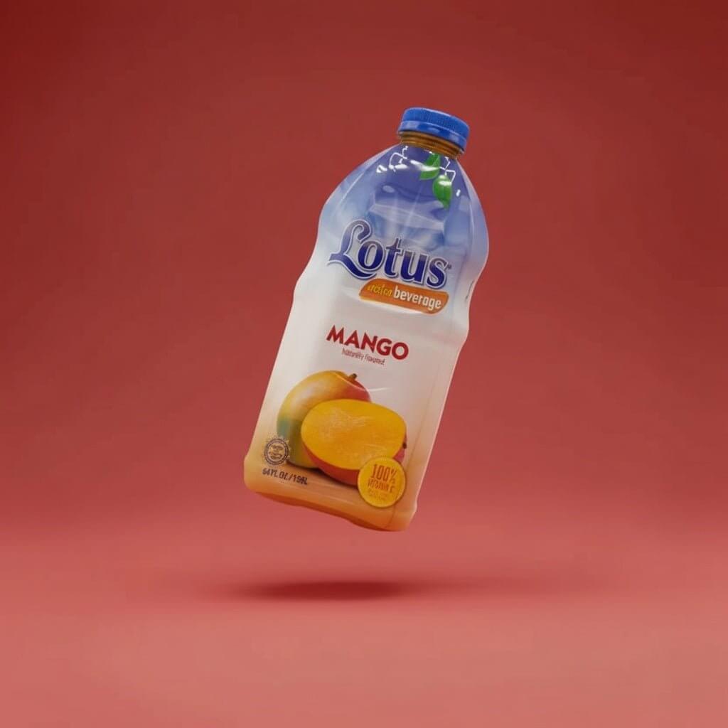 Mango Juice 64oz (8 Pack) – Lotus Tropical Drink – La Fe Foods