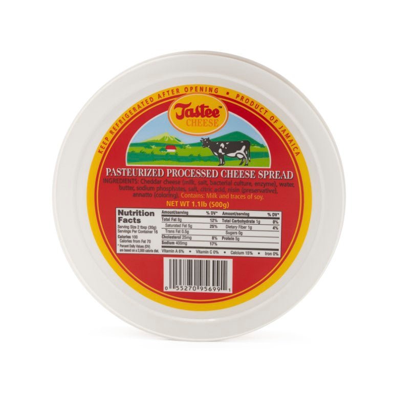 TASTEE CHEESE USA CHEDDAR 12X500g – La Fe Foods